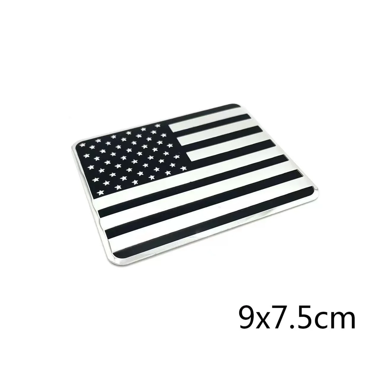 New Paint Aluminum Car Emblem Usa America Flag Car Badge Custom Logo 3. ...