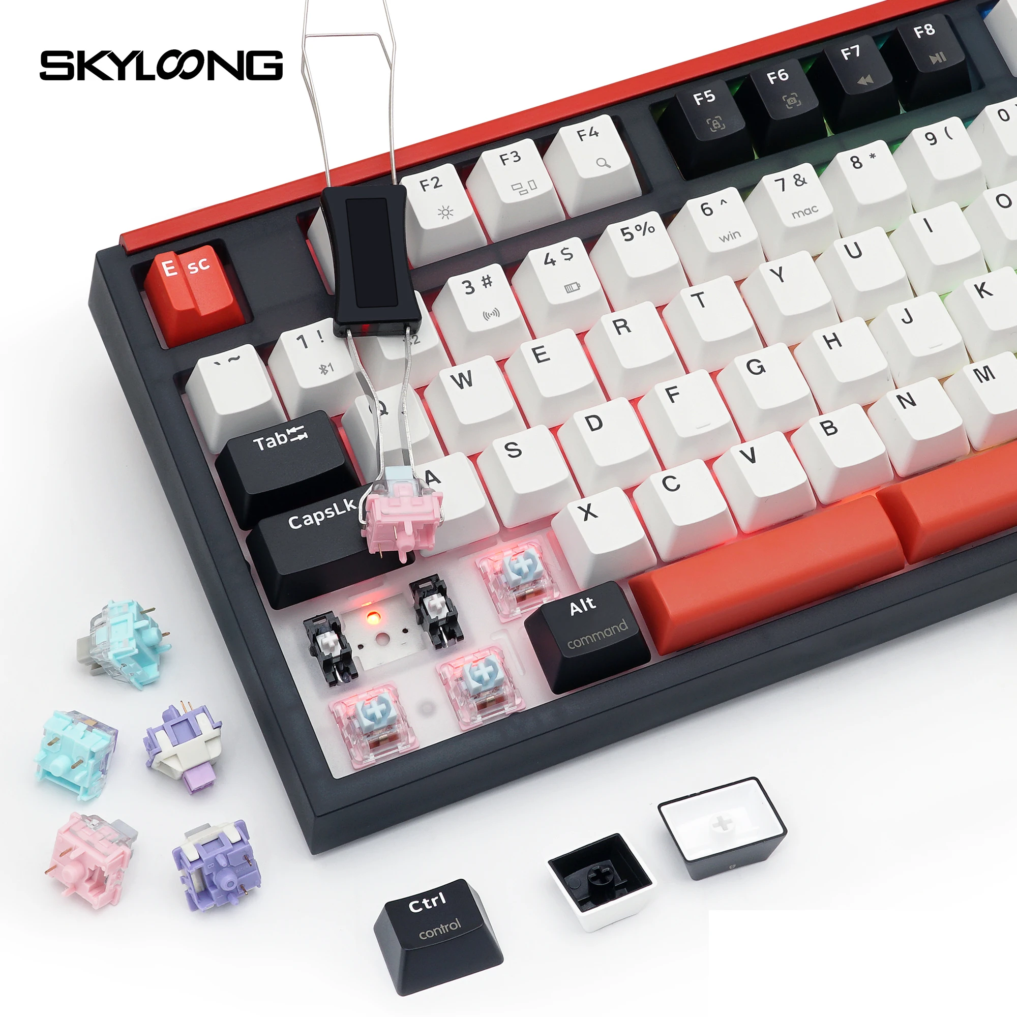 SKYLOONG GK87PRO - Ergonomic 2.4GHZ Wireless Gaming Keyboard