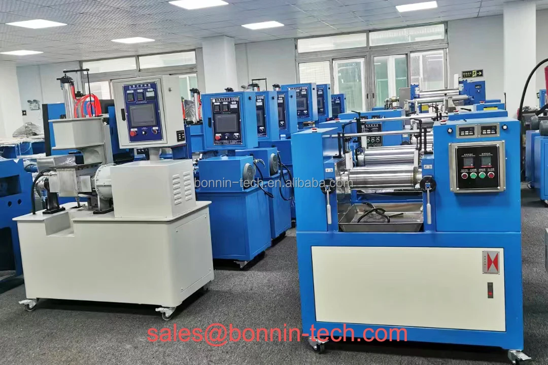 Open 2 Roll Rubber Mixing Mill Laboratory Electric Heating Two Roll ...
