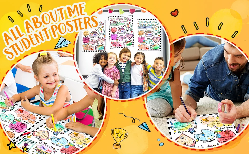 All About Me Posters - Star Student of the Week School Poster