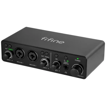 Fifine Ampli3 Sound Card Professional Studio Audio Sound Cards Mixers ...