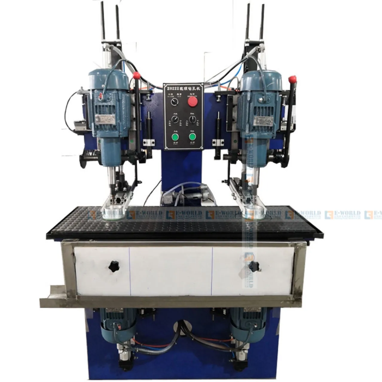 High Productivity Double Heads Glass Drilling Machine