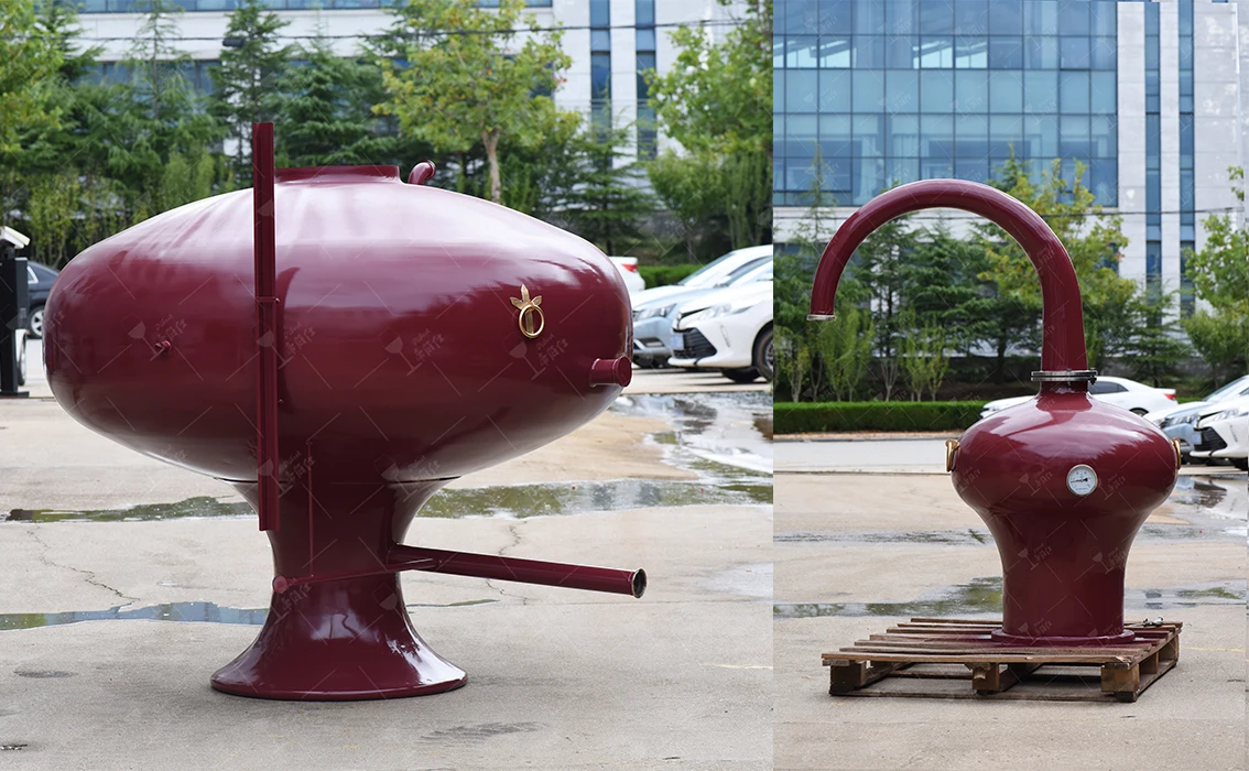 2000L Copper Still Distiller for Spirits - Semi-Automatic Charentais ...