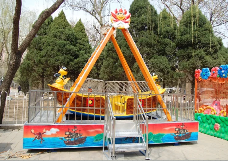 Attractive Carnival Ride Trailer Pirate Ship Pirates Revenge Swing Ride ...