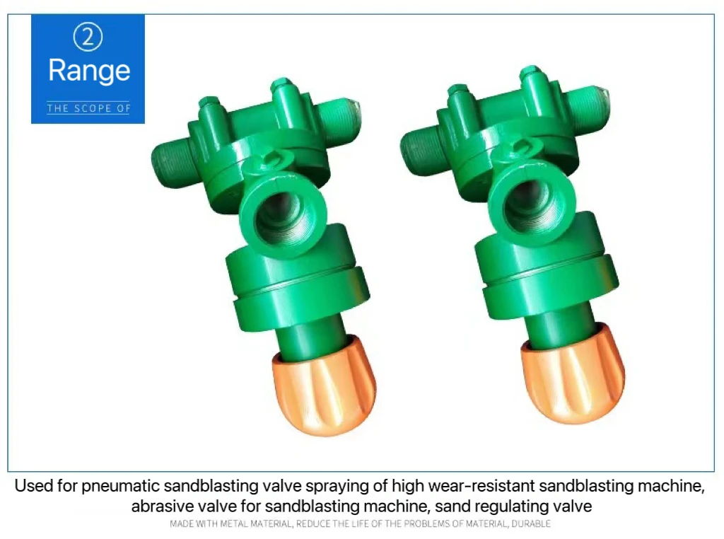 Mobile Sandblasting Machine Sand Regulating Valve Abrasive Valve ...