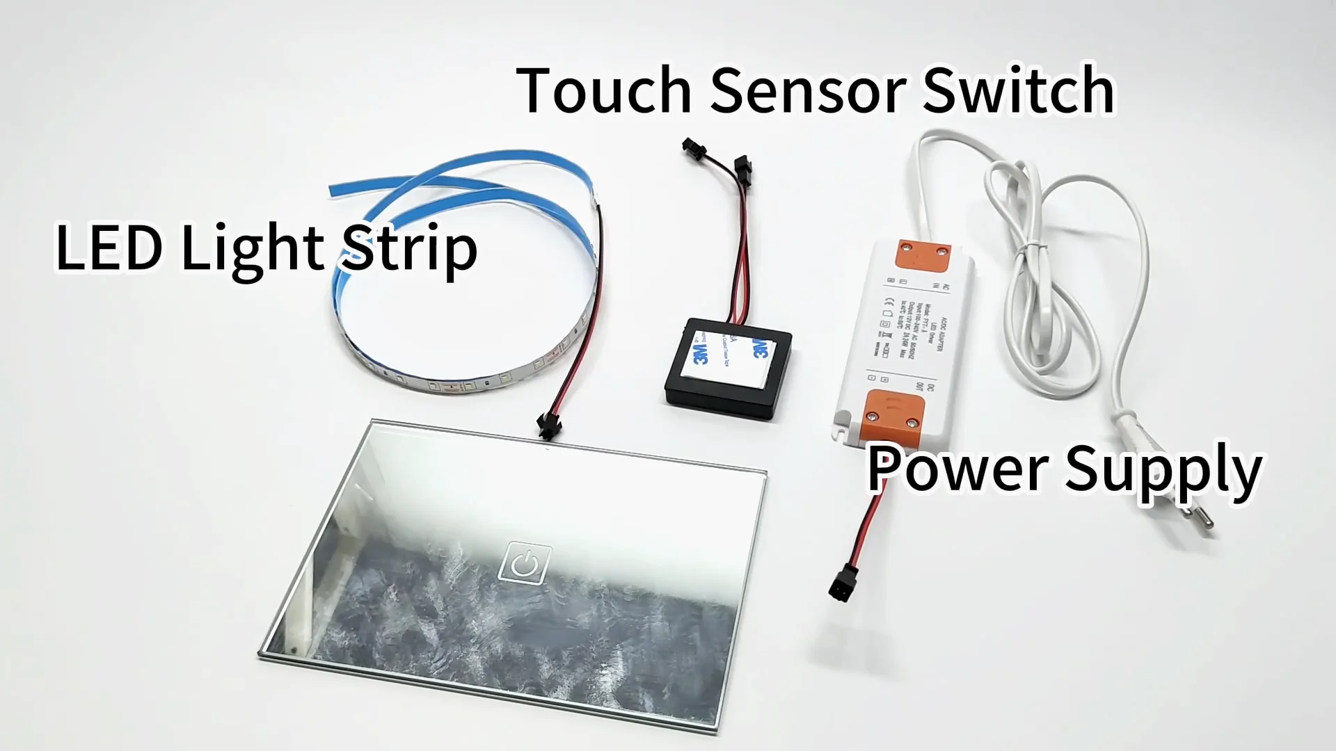 High-quality 12v24v 5a 60w One Key Defogger One Color Selected Bathroom Mirror Touch Sensor ...