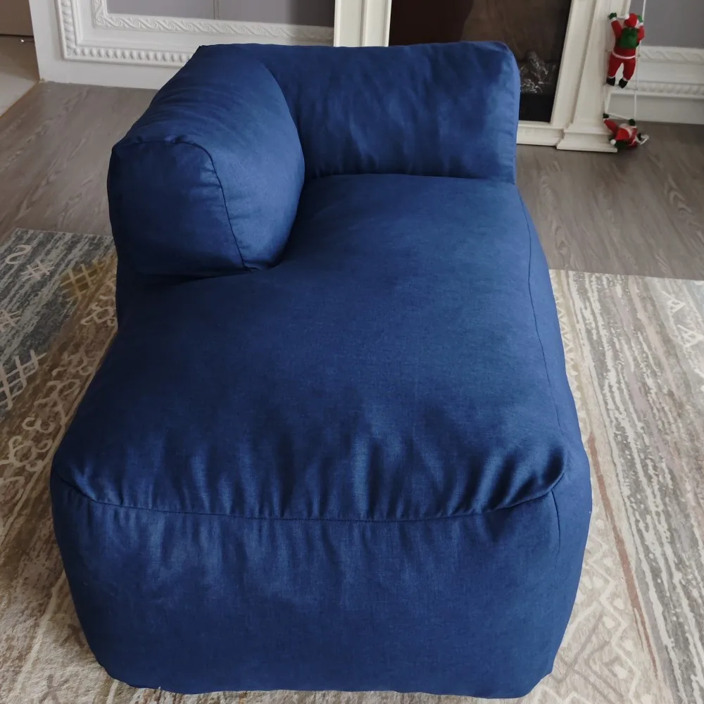 Luxury Modern Foam Sofa Bean Bag Style Fabric Furniture For Home Hotel ...