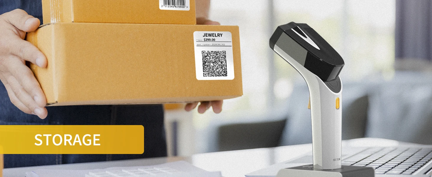 NETUM RADALL UHF RFID Reader with Long Range 2D for Bluetooth Barcode ...