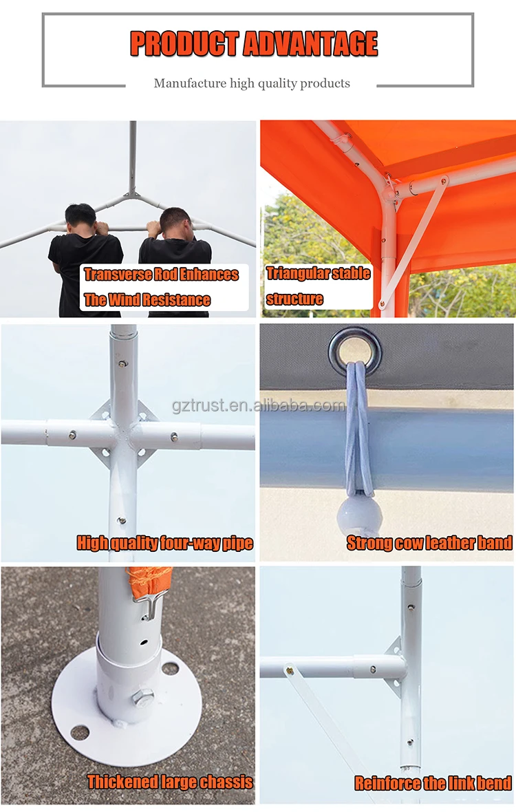 Outdoor Assemble Tent Gazebo 3x3 Garden Party Folding Trade Canopy Tent ...