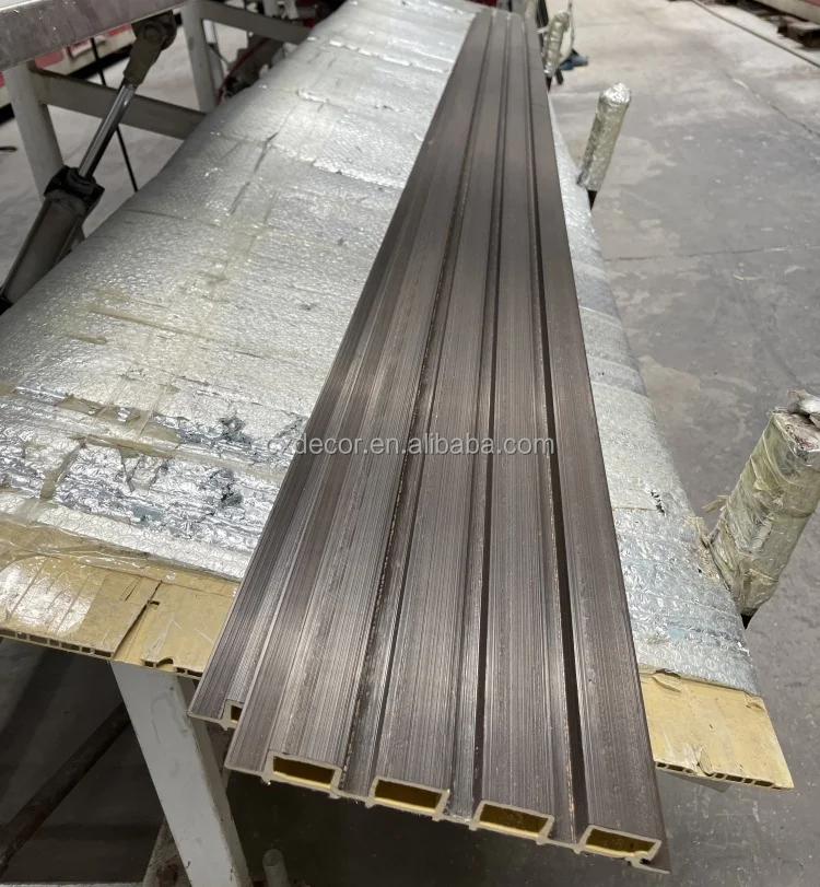 ISO Siding Exterior WPC Hollow Core Wall Panel WPVC Composite ...