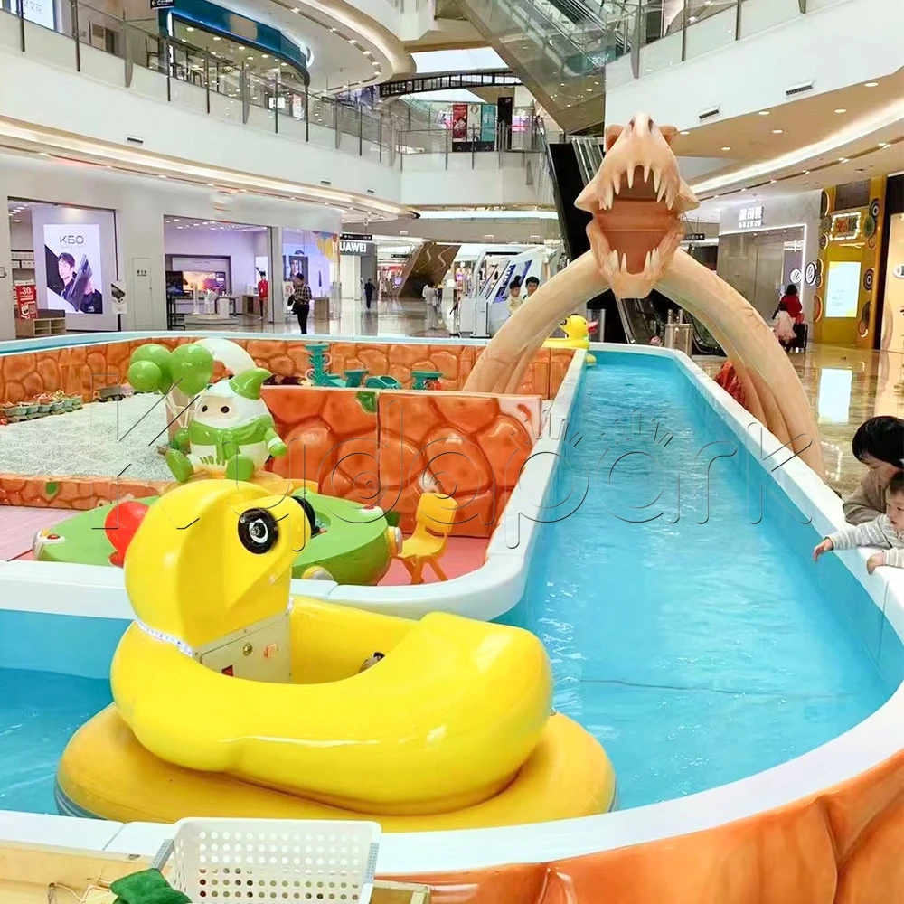 Outdoor Indoor Fiberglass Waterway Carousel Floating Boat