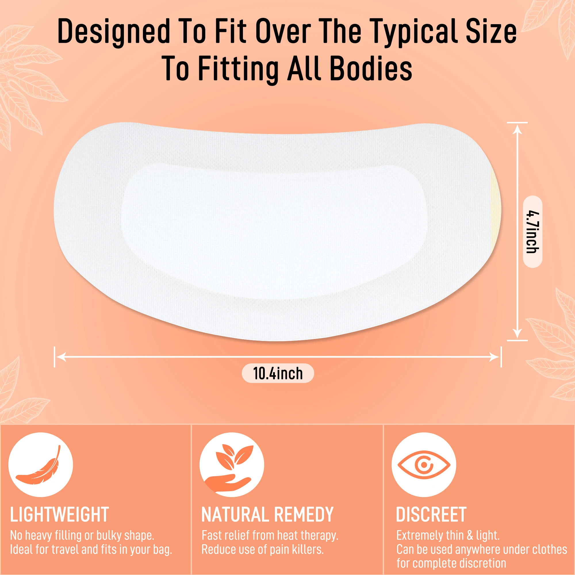 Famicheer Self Adhesive Castor Oil Patches Castor Oil Belly Button ...