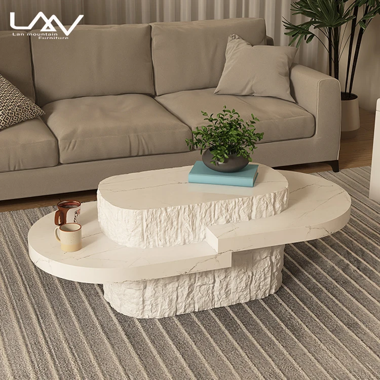 Nordic FRP Coffee Table - Stylish & Durable Living Room