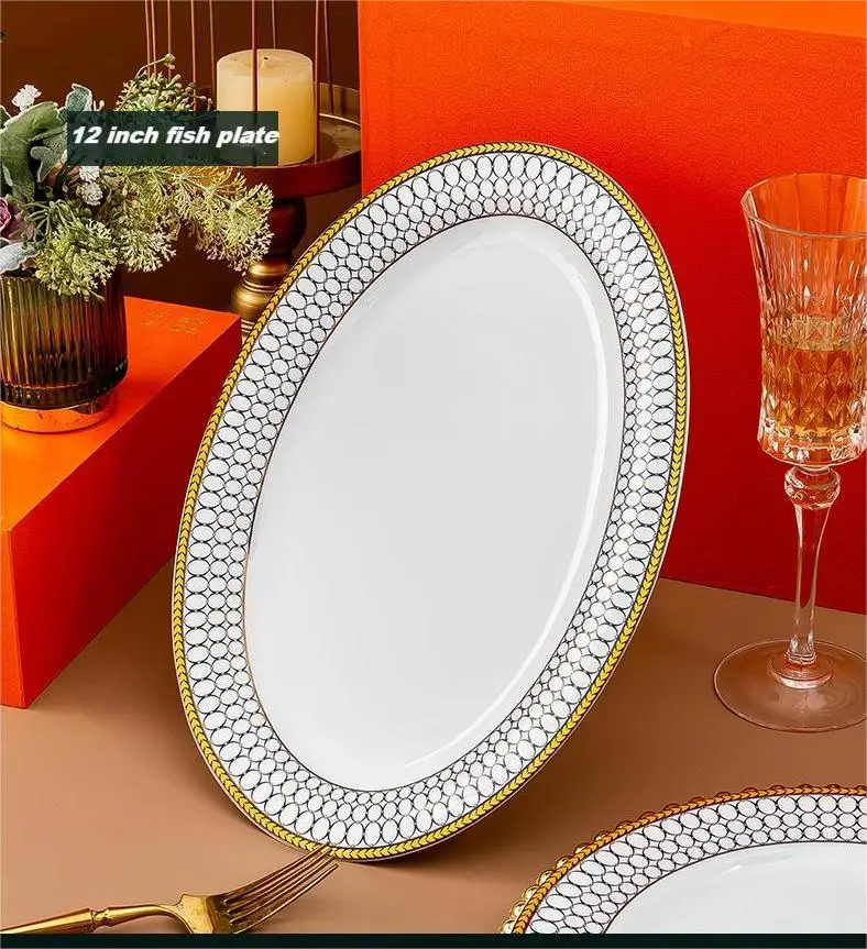 Arabian Dinnerware Set Bone China Dinnerware Set In Glazed Decoration ...