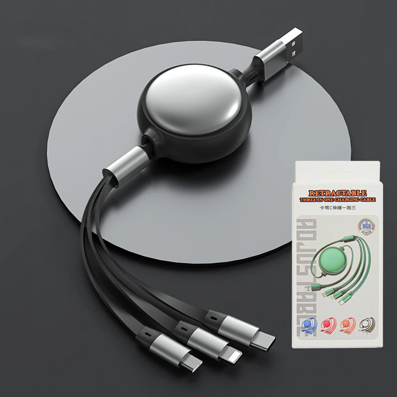 Multifuncnew Design 3 In 1 Usb Cable Fast Quick Charging Data Cable ...