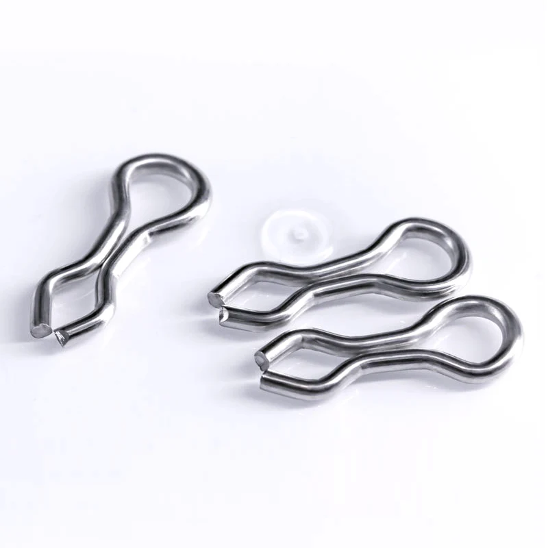 Matt Black Stainless Steel Eyelets Saltwater Fishign Brass Splay Ring ...