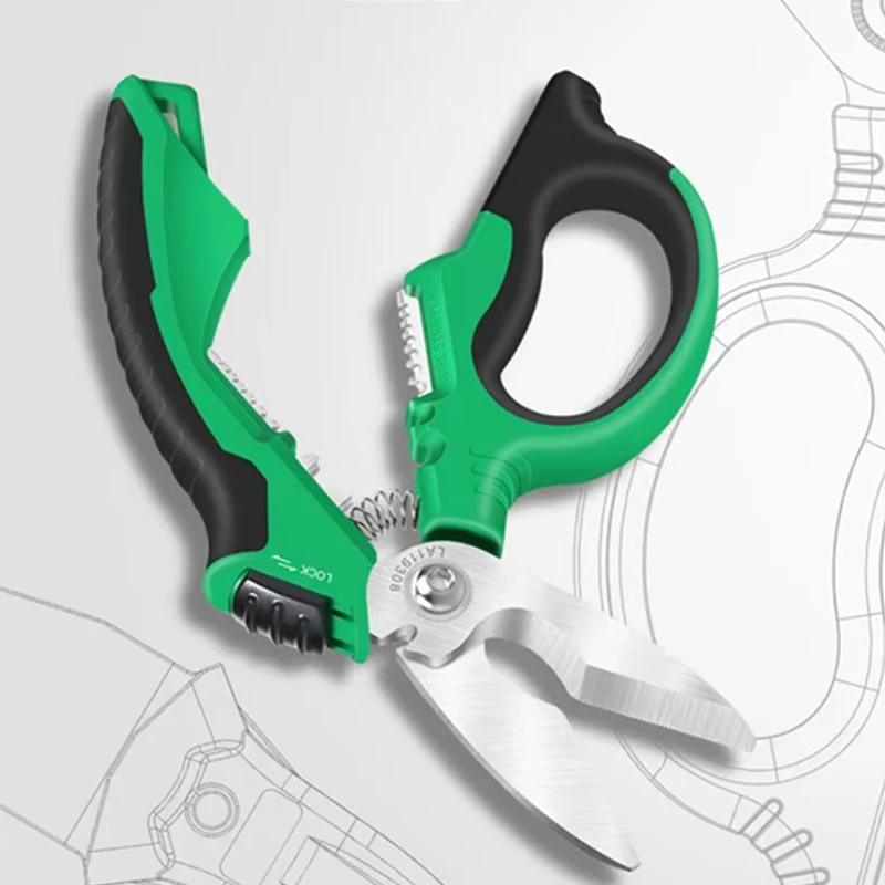 Stainless Steel Heavy-Duty Multi-Functional Electrical Scissors