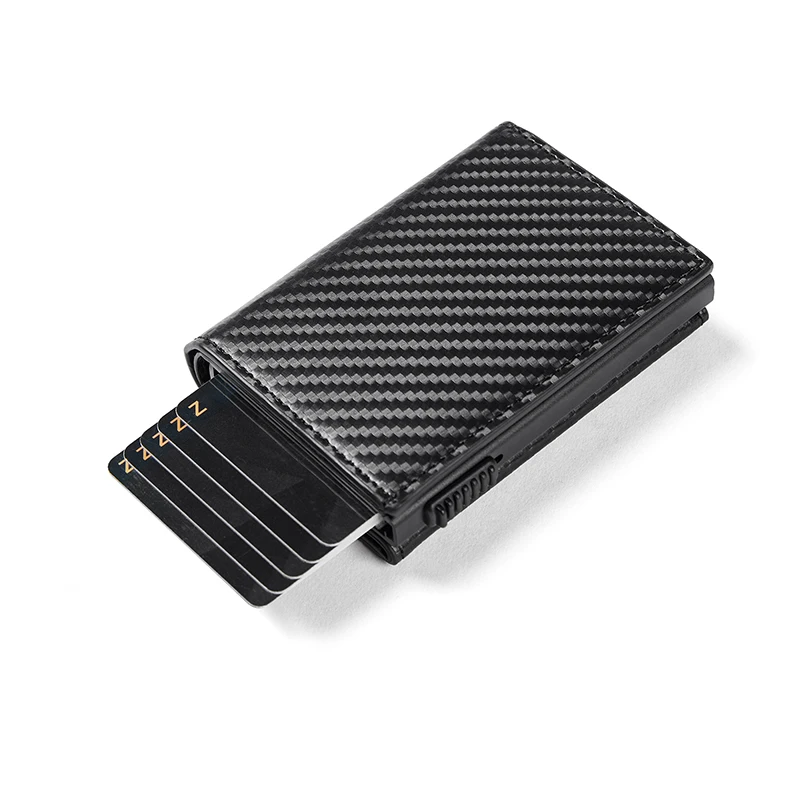 Custom Modern Smart Wallet - Magnetic RFID PU Leather