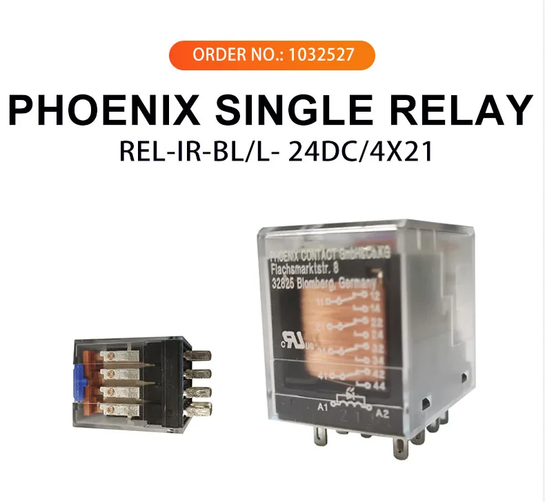热卖凤凰触点单继电器rel-ir-bl/l-24dc/4x21/购买凤凰继电器1032527 - Buy 购买phoenix Contact单 ...