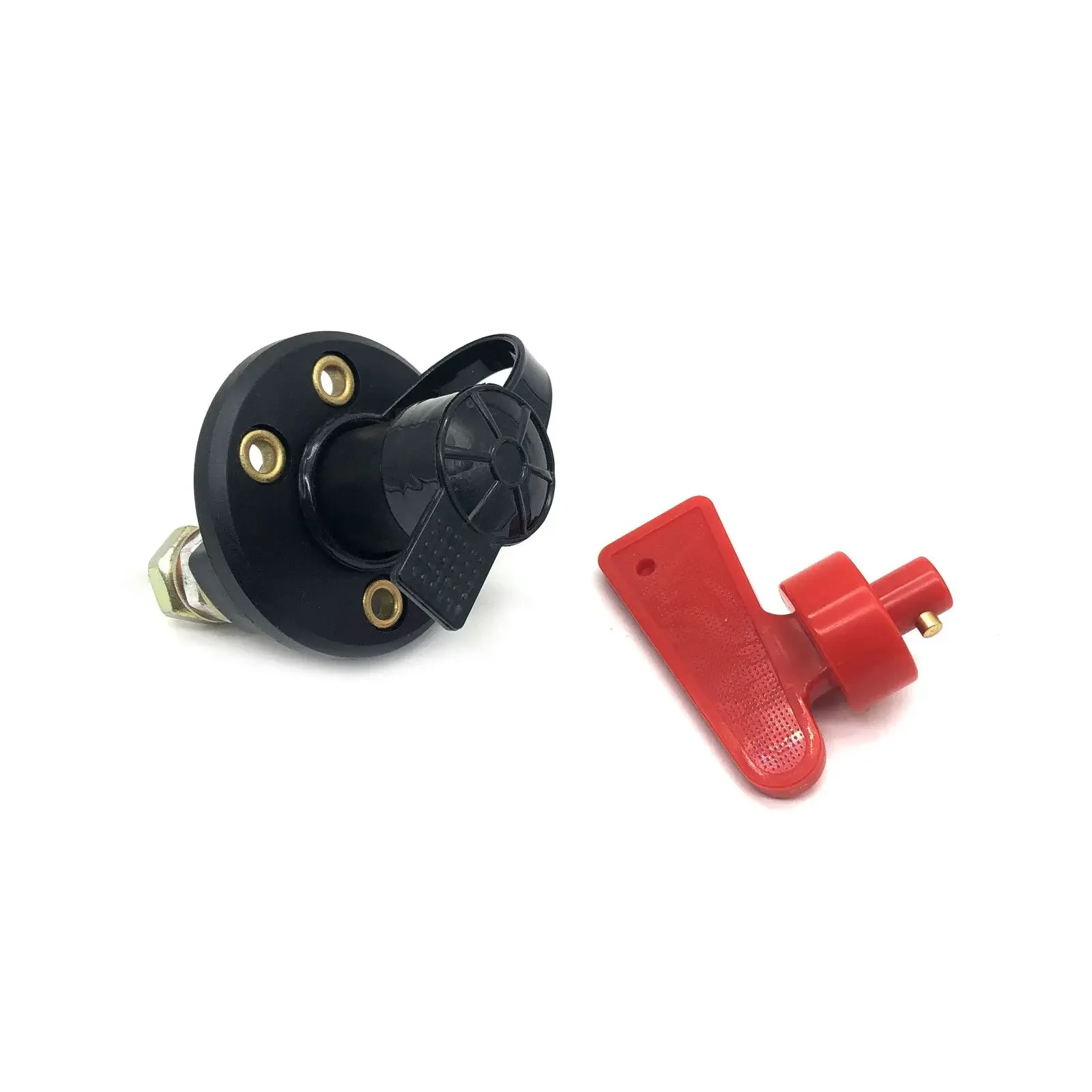 200a Battery Disconnect Switch With Key Dc 12v-24v 4 Hole Isolator Cut ...