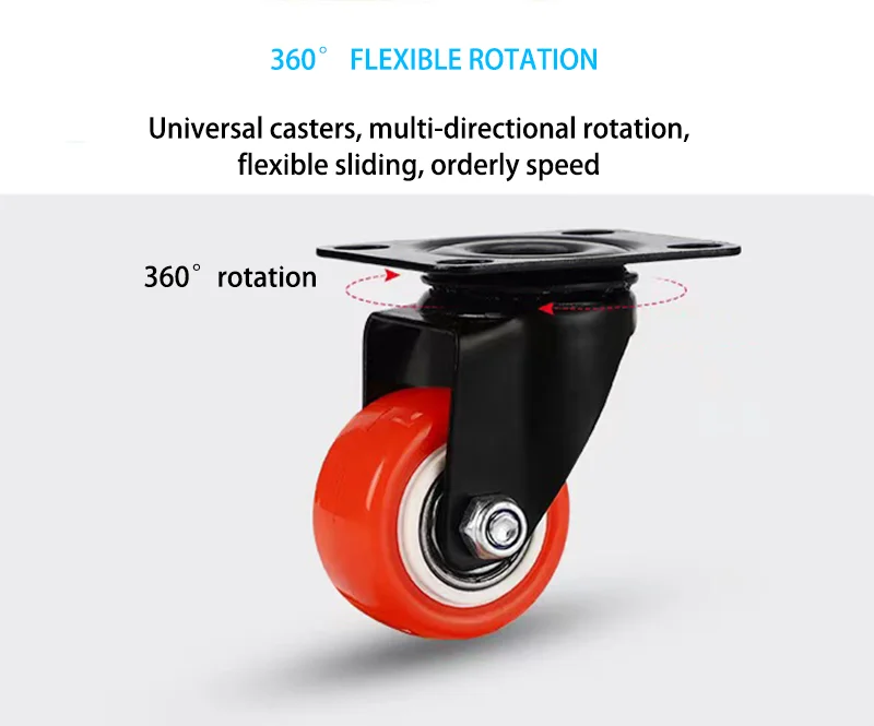 Universal Wheel Rollers Caster Wheels 360 Degree Rotation For Furniture ...