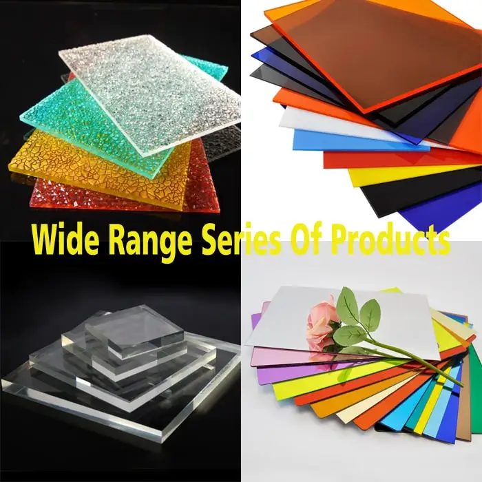Clear Cast Acrylic Sheets with UV Protection & Custom Printing