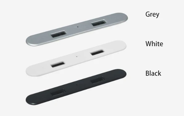 Rectangular Charger - Dual USB Block for Desk Convenience