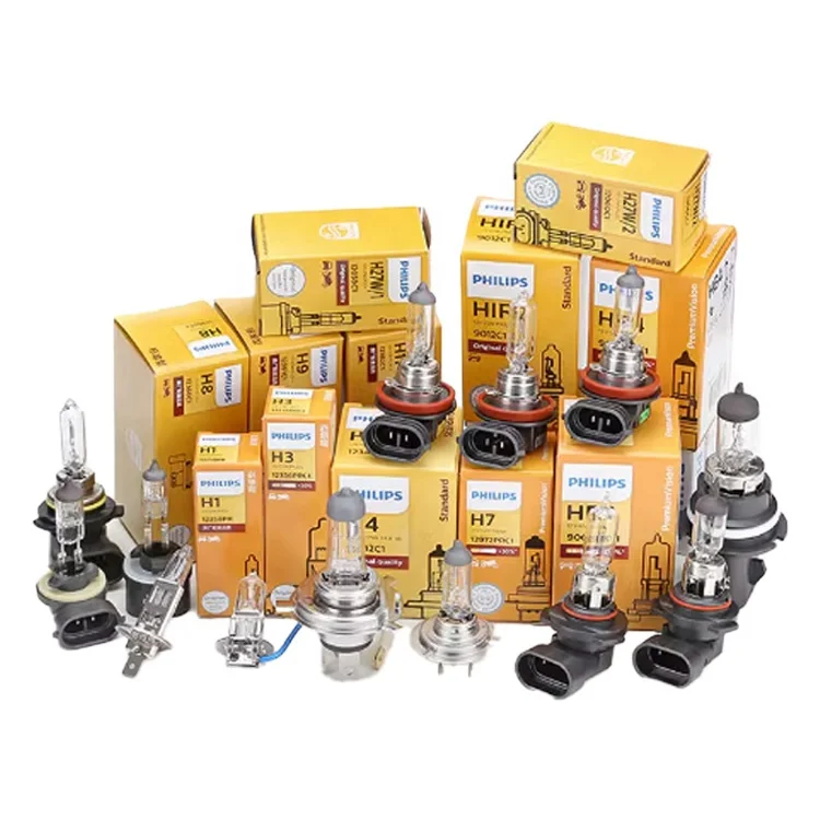 High Quality Philip H1h3 H4 H7h8 H9 H11 Hb3 Quartz Halogen Bulb 12v 24v ...