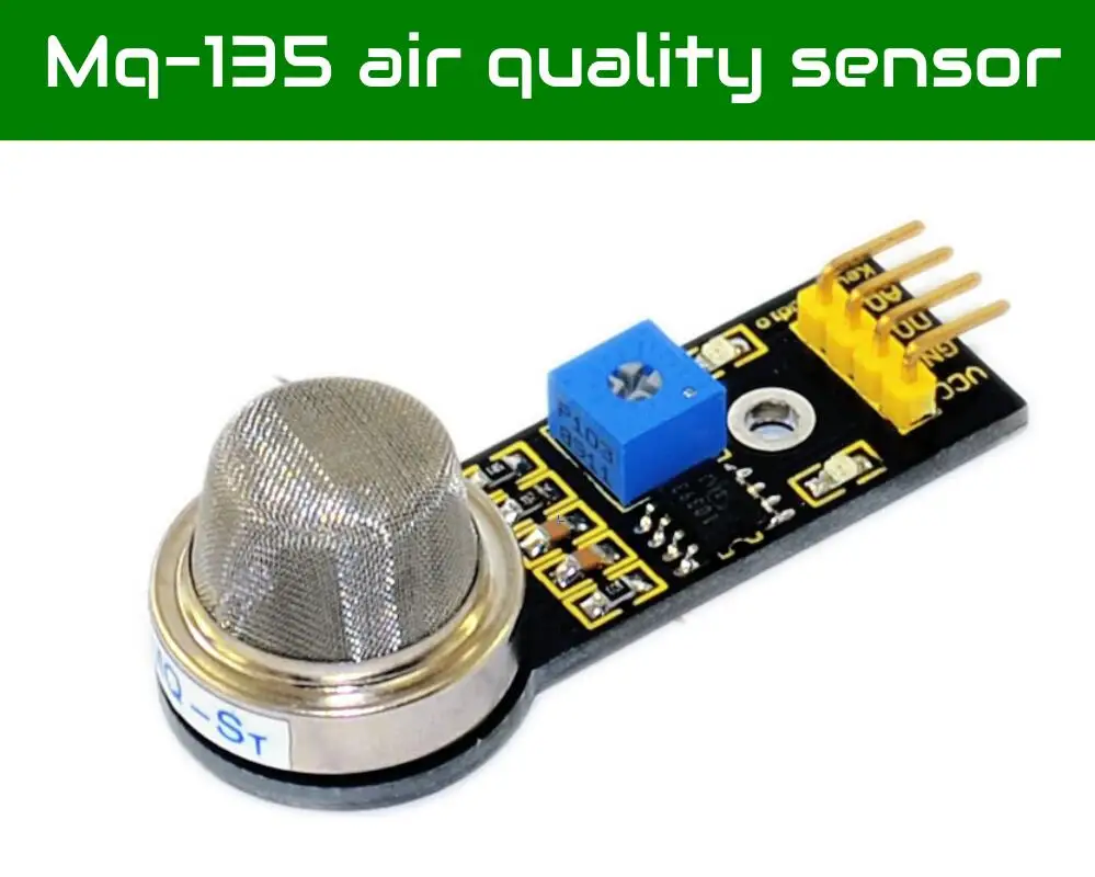 Keyestudio Mq-2 Mq-3 Mq-4 Mq-5 Mq-6 Mq-7 Mq-8 Mq-135 Analog Gas Sensor Module For Arduino ...