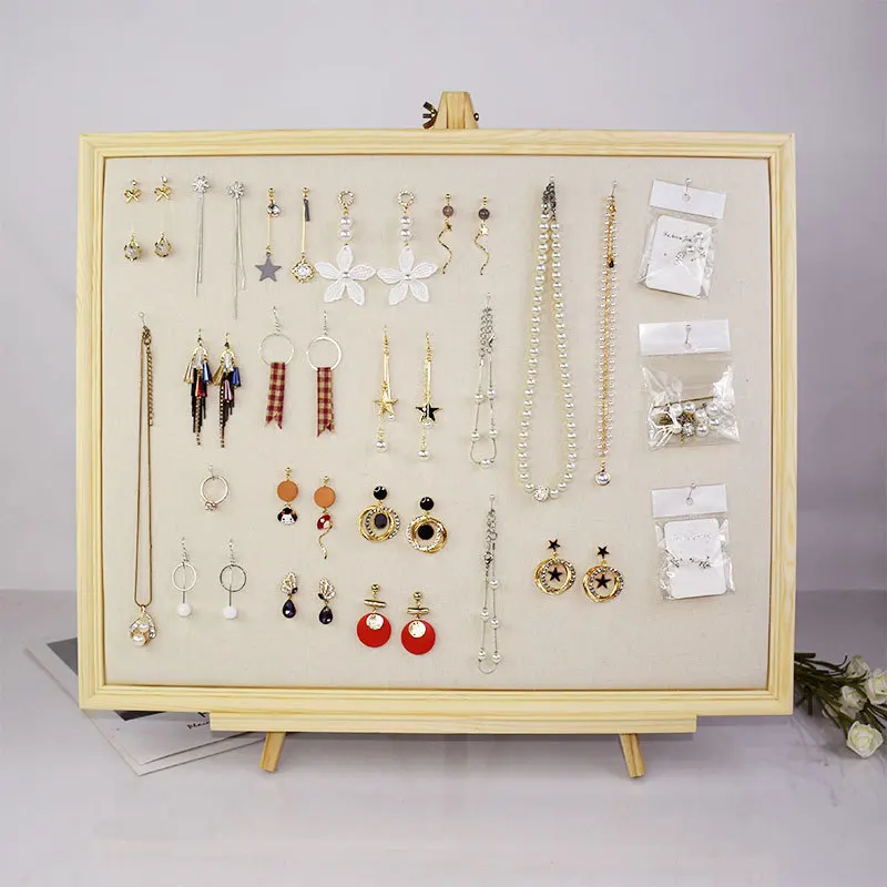 Custom Solid Wood Photo Frames Ear Pendants Bracelets Earrings Holder ...