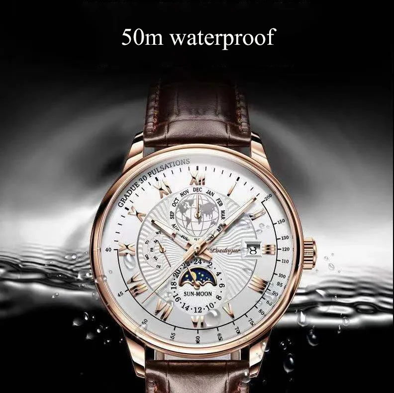 Custom Quartz Watches - Luxury Business Waterproof Men's Watches