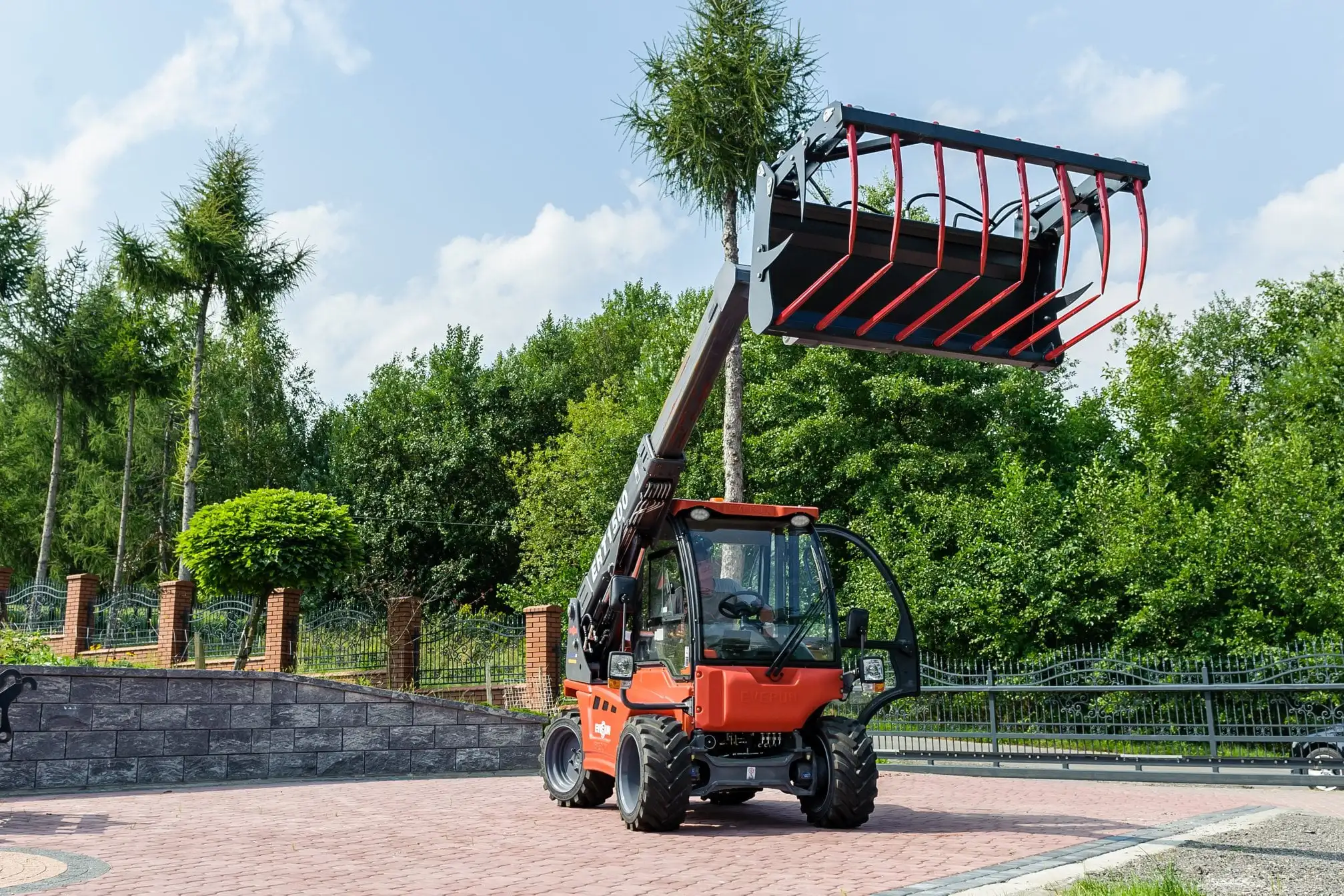 Manufacturer Everun Brand Ert1500 1ton 2ton Telehandler Multifunction ...