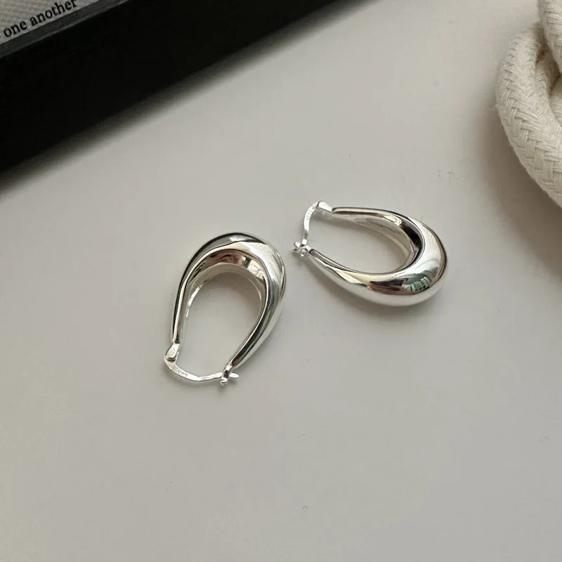 Japanese Simple Women S925 Sterling Silver Fine Stud U-Shaped Earrings| Alibaba.com