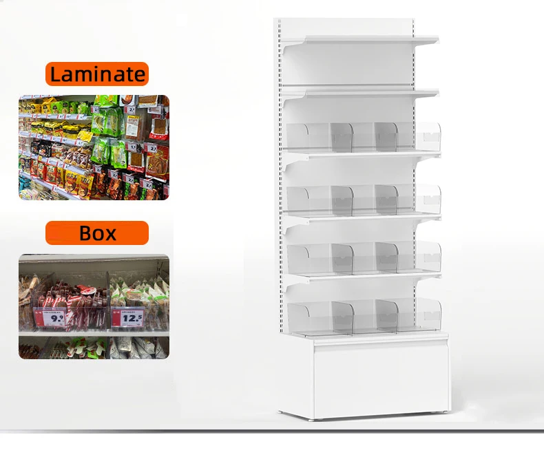 Snack Rack Supermarket Candy Store Display Shelves Acrylic Candy ...