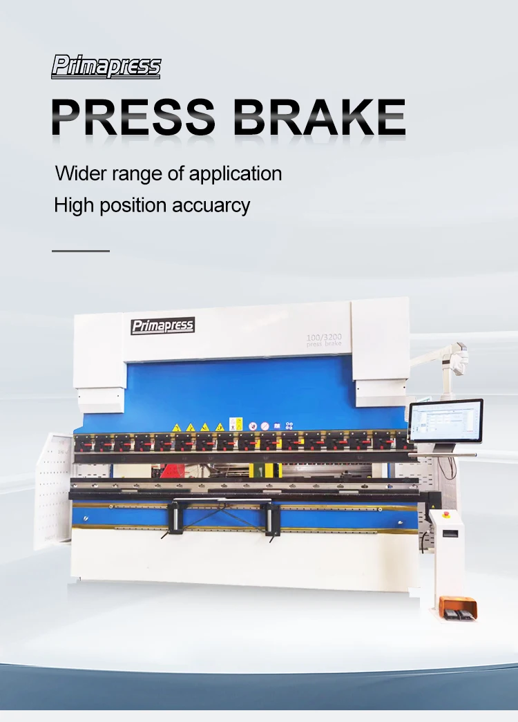 Prima 200t Hydraulic Cnc Press Brake With 6+1 Axis Steel Plate ...