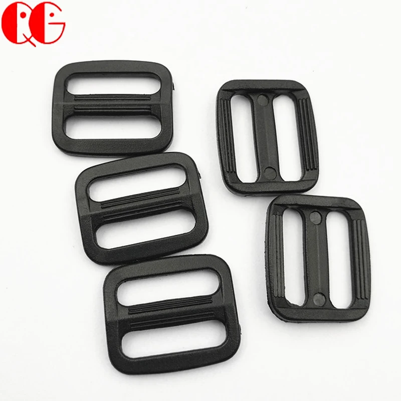 Plastic Buckle Sliders Tri-Glide for Belt Backpack and Bags Adjustable ...