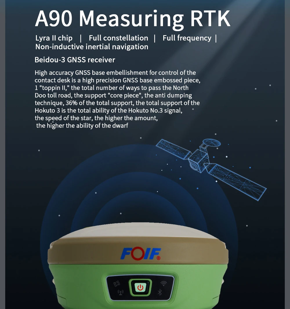 Foif A90 RTK & Sino T30 Laser RTK GNSS - Precision & Support