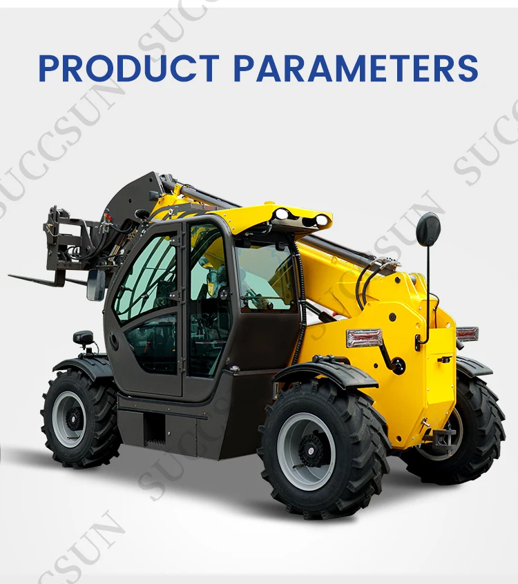 Optional Engine 3 Ton Telehandler - High Efficiency Loader