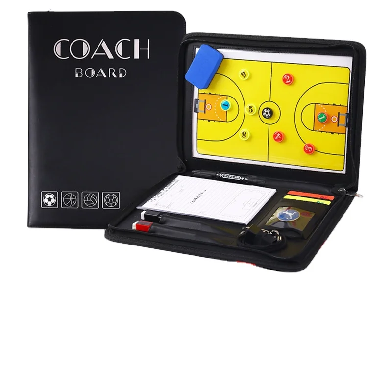 Magnetic Football Coach Board Set Coach Game Strategy Board Folding Football Basketball ...