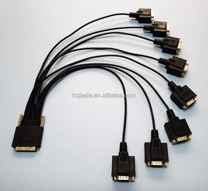 Wholesale 8 X RS232 DB9 Serial Port to PCI-E Expansion Card