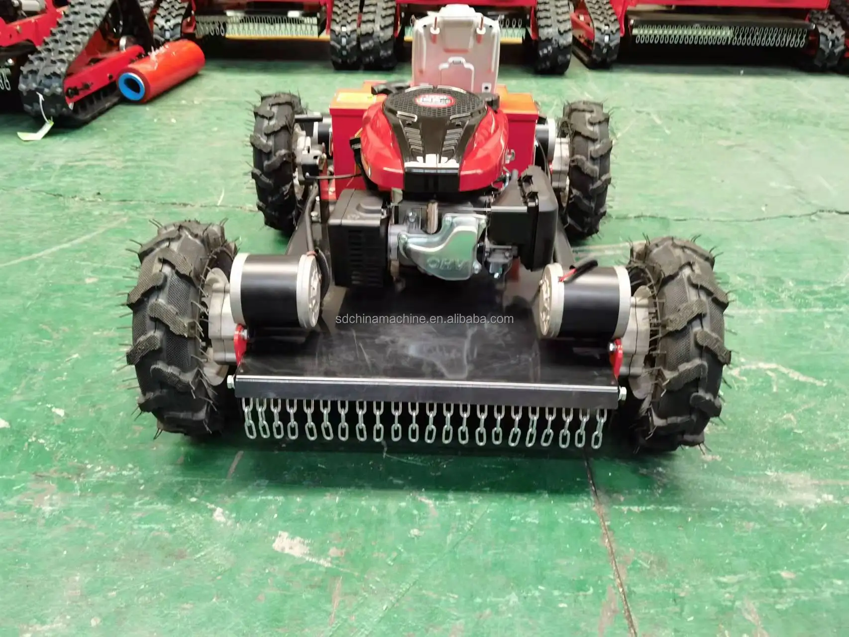 HT550 Robot Control Lawn Mower - Efficient Home Garden Use