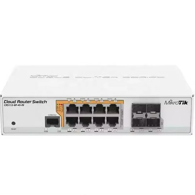 Mikrotik 8-port Gigabit Ethernet Smart Sfp+ Poe Network Switch Crs112 ...