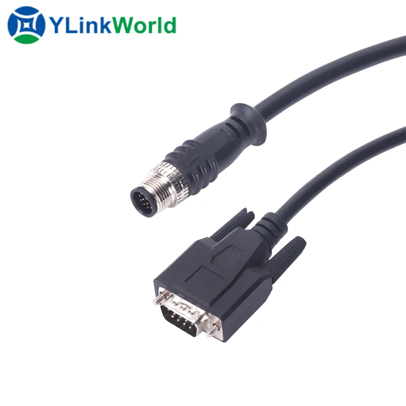Custom d Sub Hdb Connector Cable Db9 Db15 Db23 Db25 Db26 Pin Male ...