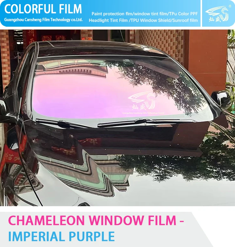 Chameleon Sunset Blue Red Purple Windscreen Chameleon Tint Car ...