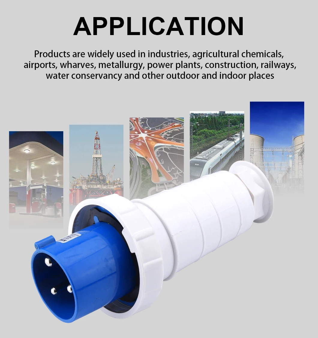 Bn-1012 Three Core Waterproof Ip44 Explosion-proof Butt Plug Y-type 220 ...