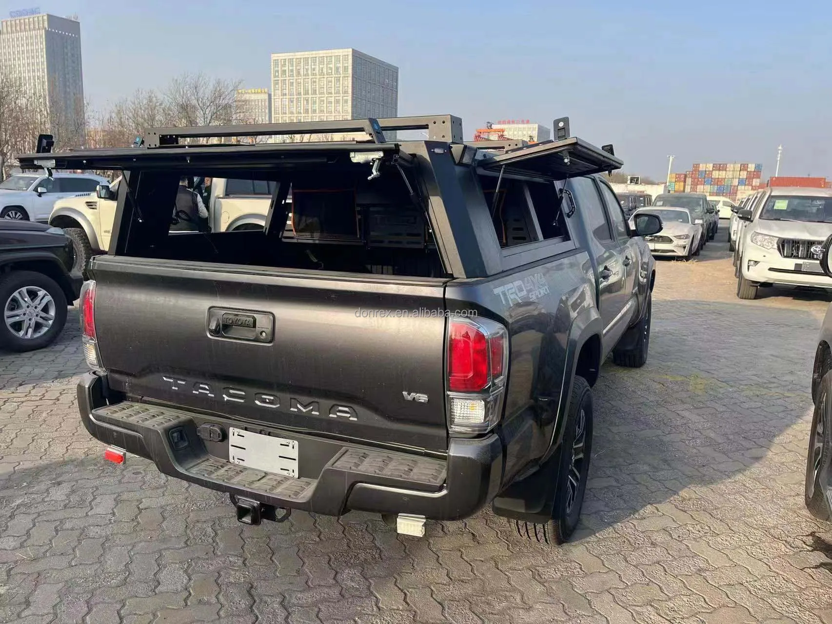 Pickup Truck Cover Steel Truck Canopy 4x4 Semi-high Pick Up Truck ...