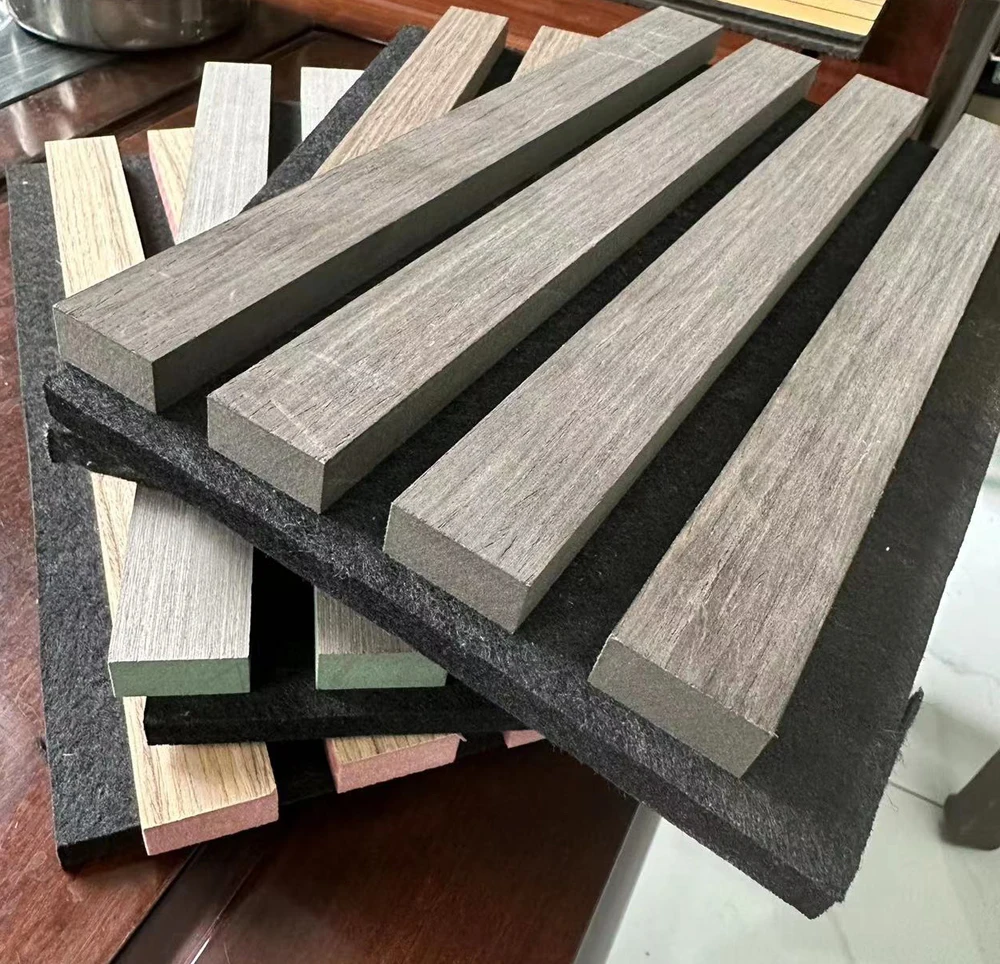 21*600*2400mm Acoustic Wall Panel Sound Absorption Mdf Slatwall Board ...