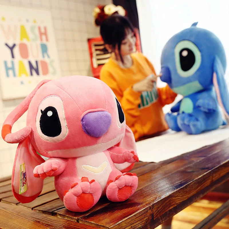Wholesale Stitch 25-120cm Blue Pink Cartoon Lilo&stitch Stuffed Plush ...