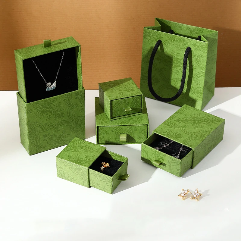 Custom Jewelry Cardboard Paper Packing Box Ring Earring Pendant ...