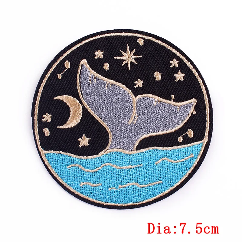 Cartoon Fox Embroidery Iron on Thermoadhesive Patches for Clothing Twill Custom for Kids Emblem ...